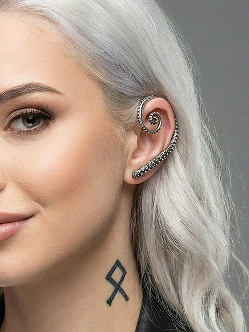 Моносерьга кафф