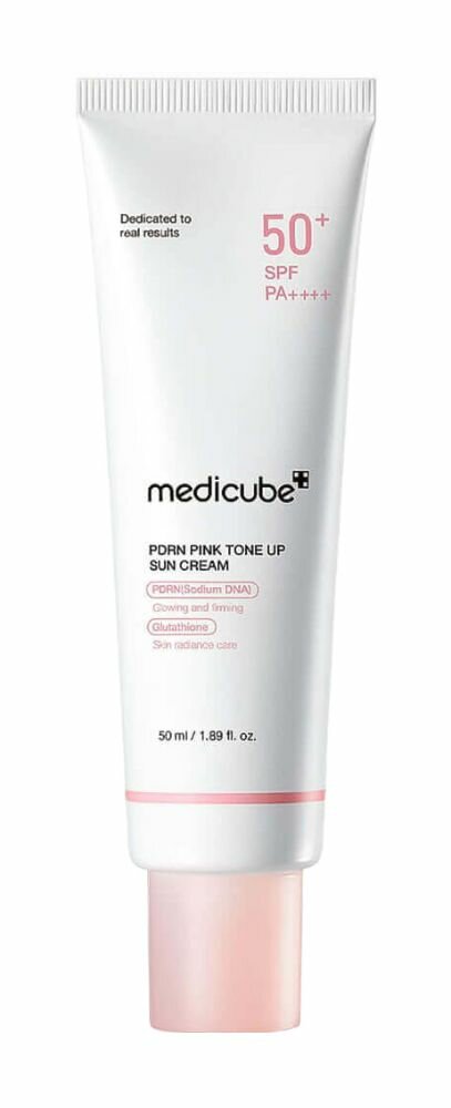 Тонирующий солнцезащитный крем с пдрн Medicube PDRN Pink Tone Up Sun Cream SPF50+ PA++++, 50 мл