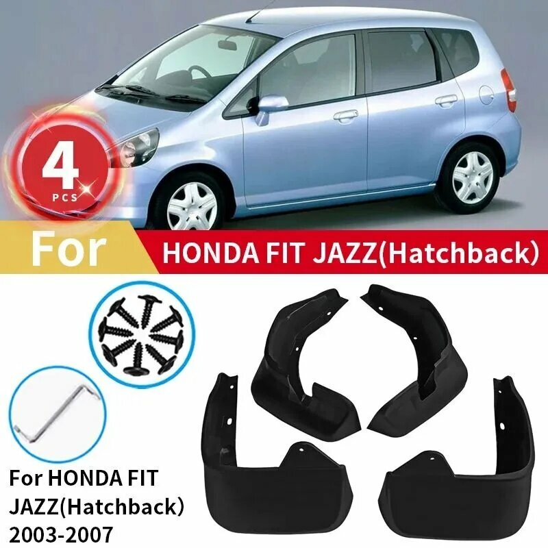 Крыло для автомобиля, арт. Honda Fit Jazz Hatchback 2003 2004 2005 2006 2007 Брызговики передние и задние крылья автомобильные аксессуары