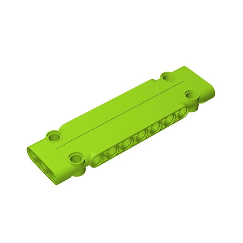 GOBRICKS Technic панели 3x11x1, 10 шт. Зеленый, 042