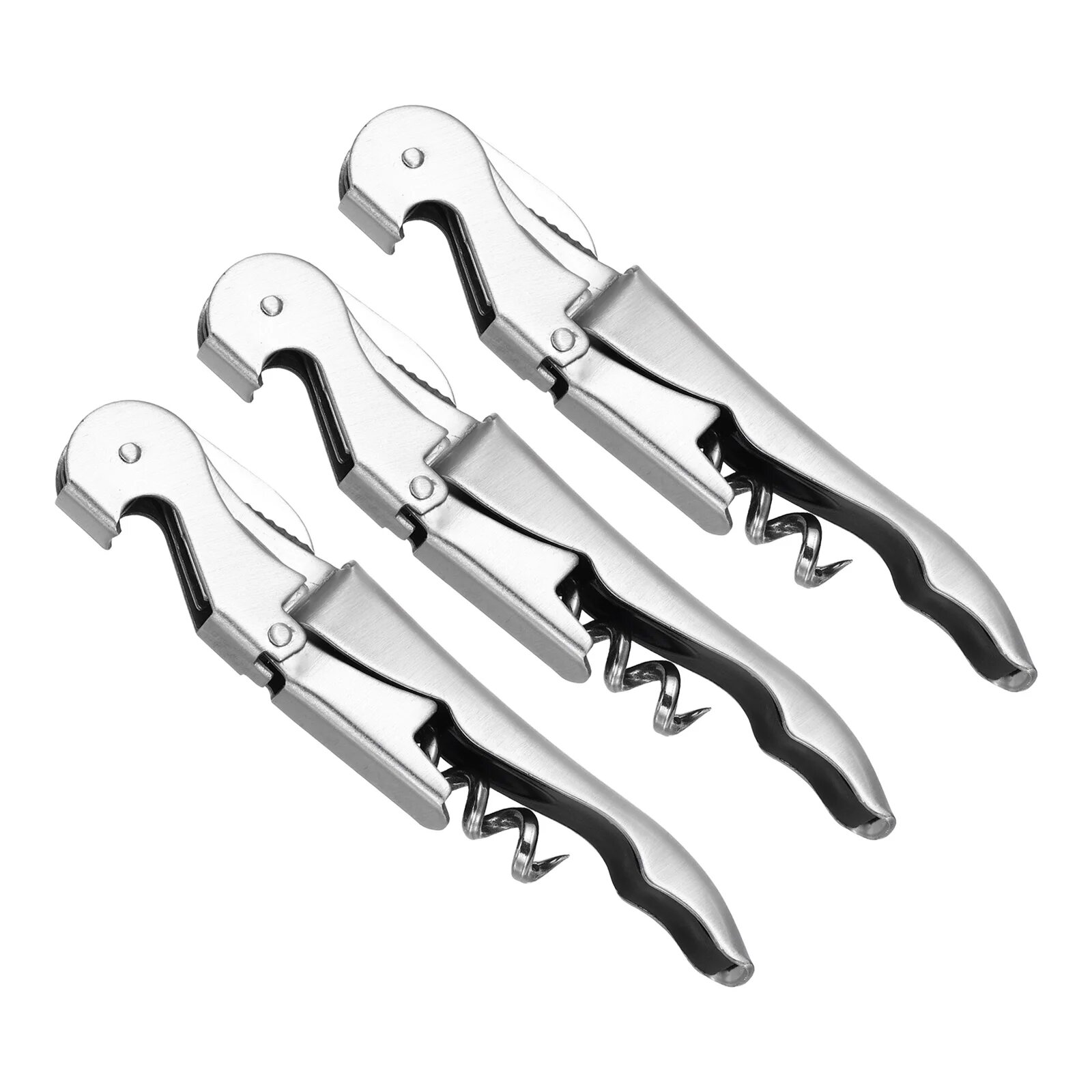 Штопор официантки из нержавеющей стали, Silver, 3шт