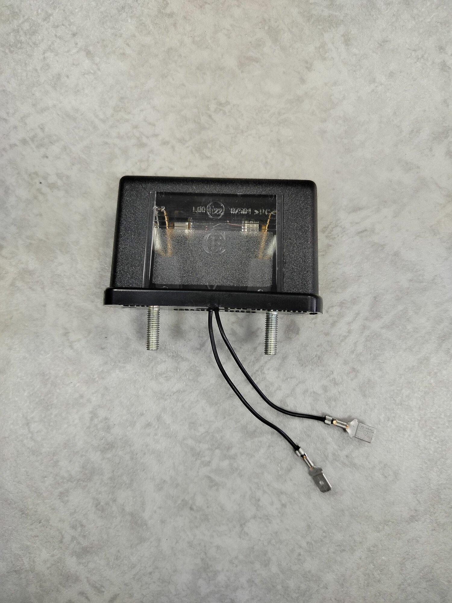 Фонарь подсветки номера прицепа МЗСА и других с лампой