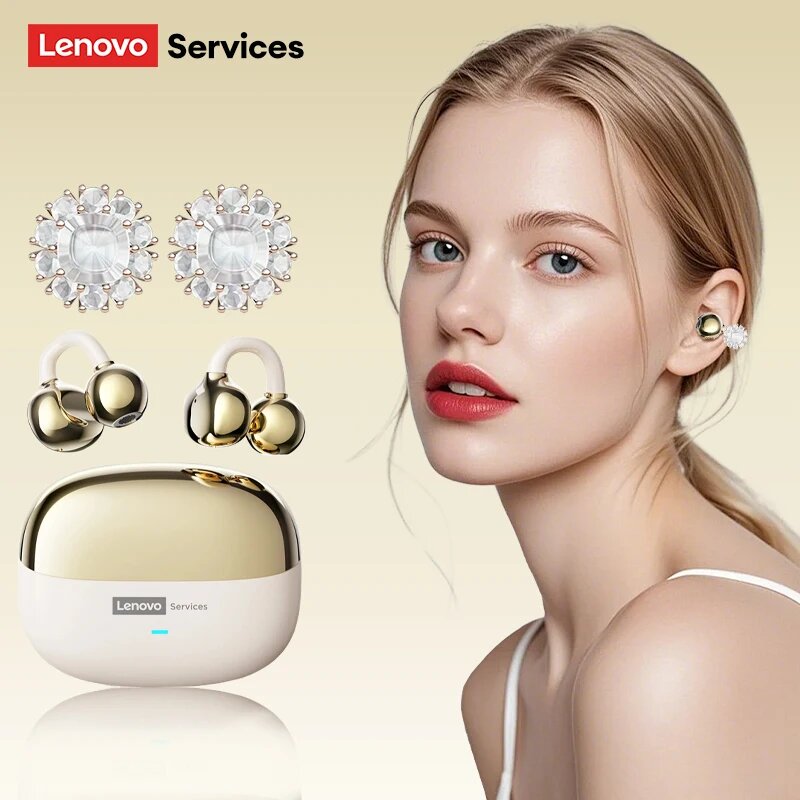 Lenovo LE302 OWS наушники, Beige Flower