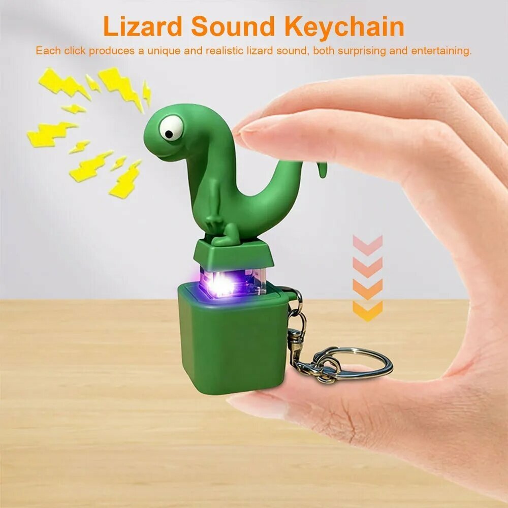 Игрушка-непоседа Lizards, милые ящерицы, брелок, забавная игрушка для снятия стресса для взрослых, детей