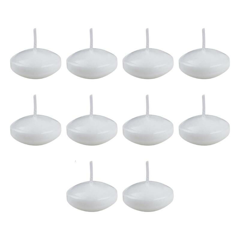 Плавающие свечи (10 шт.), Белый