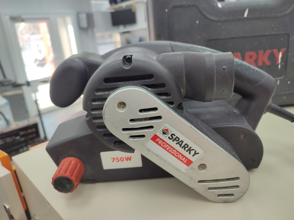 Ленточная шлифовальная машина SPARKY MBS 876E (710 Вт, лента 76x457 мм.), Б/У, Уценка