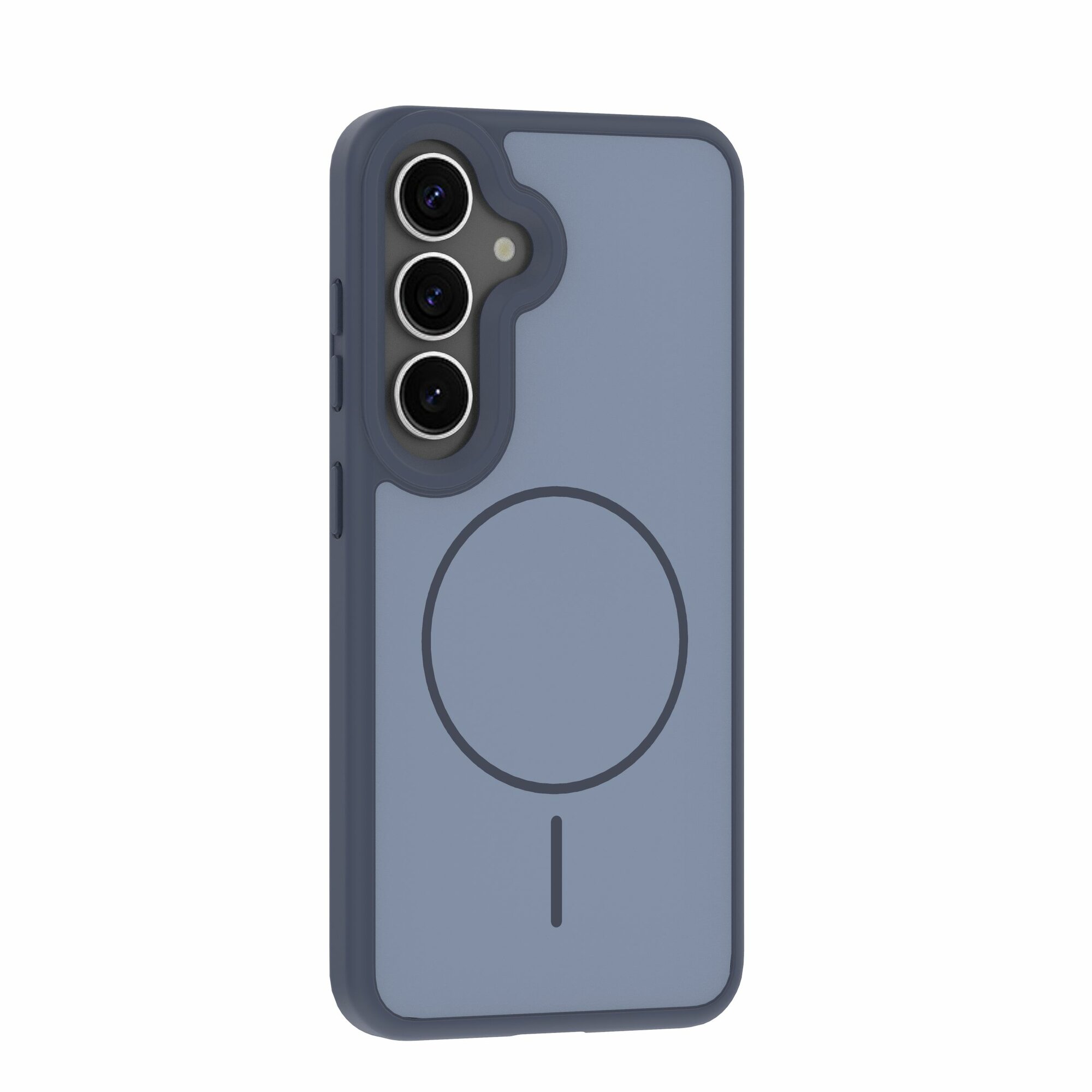 Противоударный чехол Supreme Two-tone Case с поддержкой MagSafe для Samsung Galaxy S25 синий