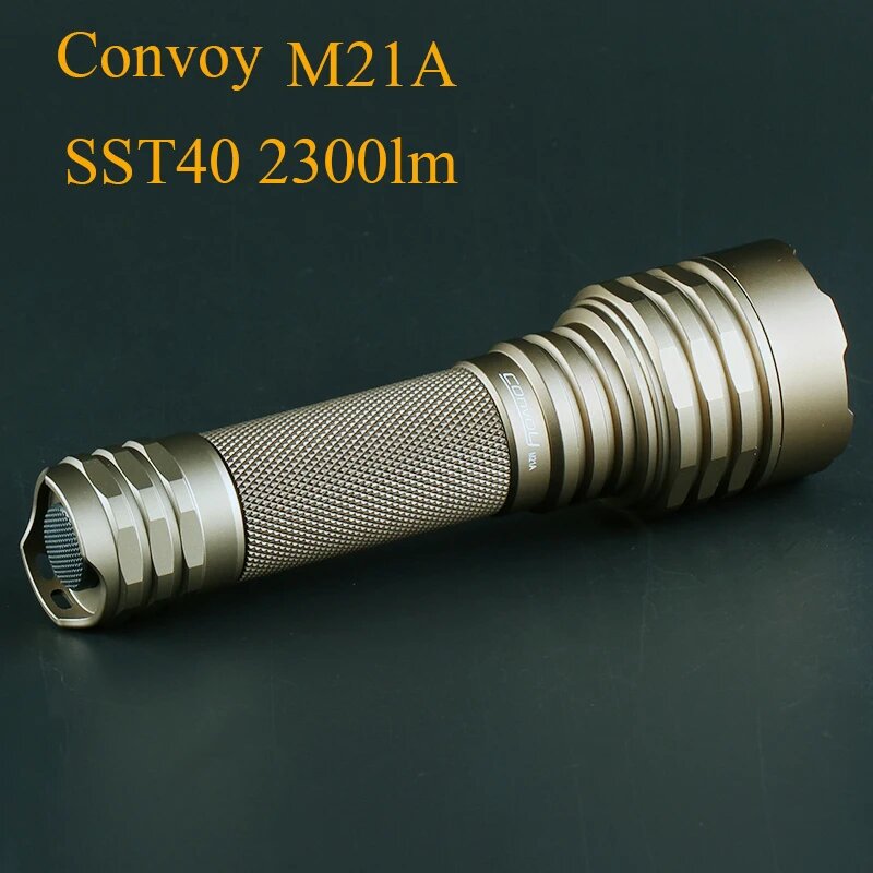 Фонарик CONVOY M21A SST40 белый 21700 6500K 4 modes, No battery
