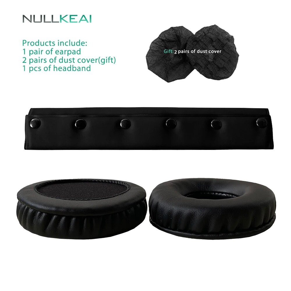 NULLKEAI бархатные амбушюры для Beyerdynamic Custom One Pro 1 set Leather Black