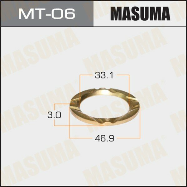 Втулки ступицы MASUMA MT-06 Mistubishi ммc Delica, Pajero