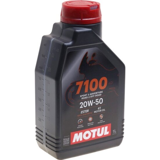 Моторное масло Motul 7100 4T 20W-50 синтетическое 1л (Вьетнам)
