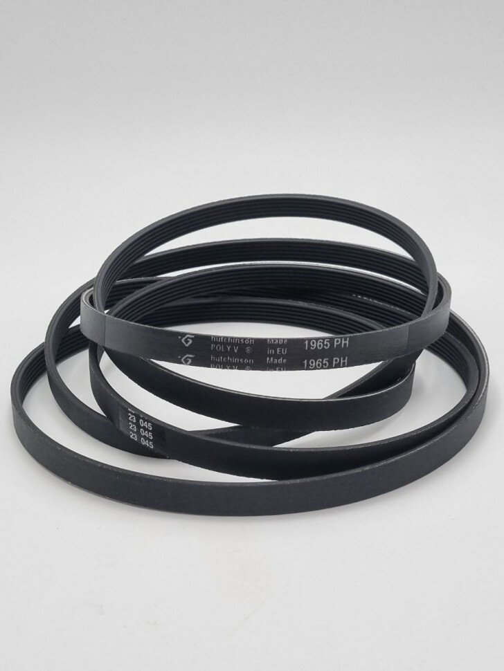 Ремень 1965 H6 для сушильной машины Whirlpool, Bauknecht, Bosch, Siemens, Ignis (1961 мм) Hutchinson 313102