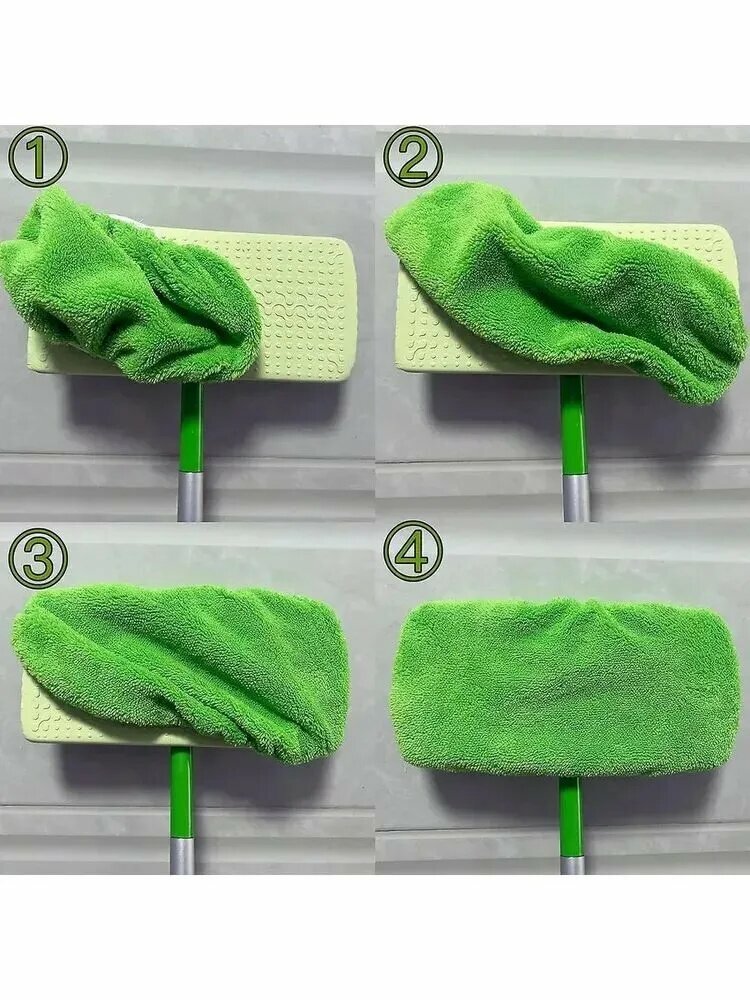Синельные чехлы для швабры Swiffer многоразовые сухо-влажные замена для уборки дома — фото 1