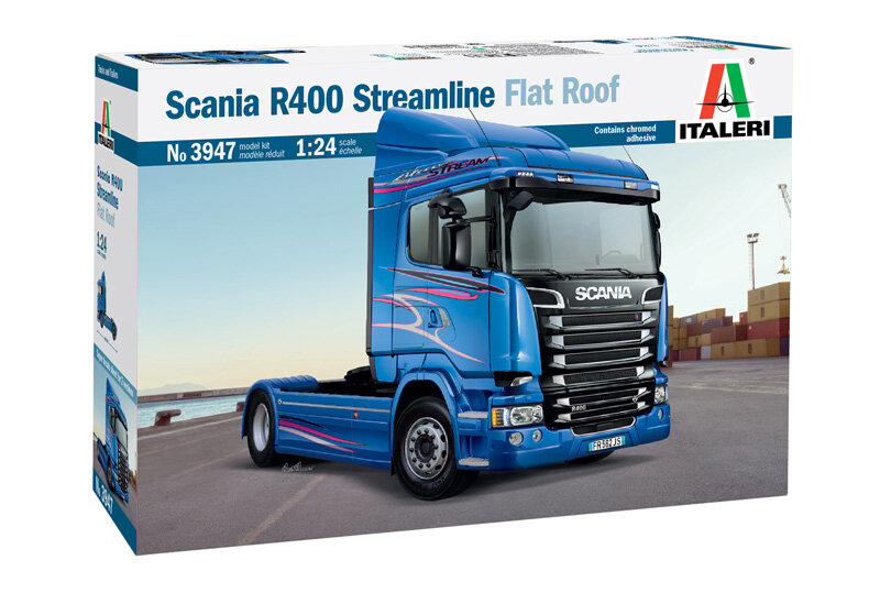 Сборная модель "Автомобиль SCANIA R400 STREAMLINE Flat Roof" (1:24), артикул 3947