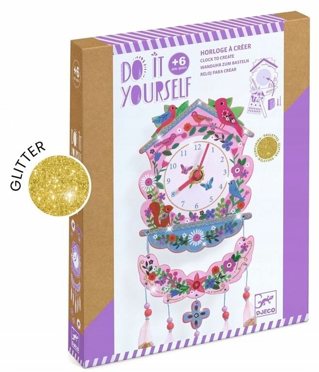 Набор для творчества Djeco - Набор для самостоятельной сборки часов - DJ07979