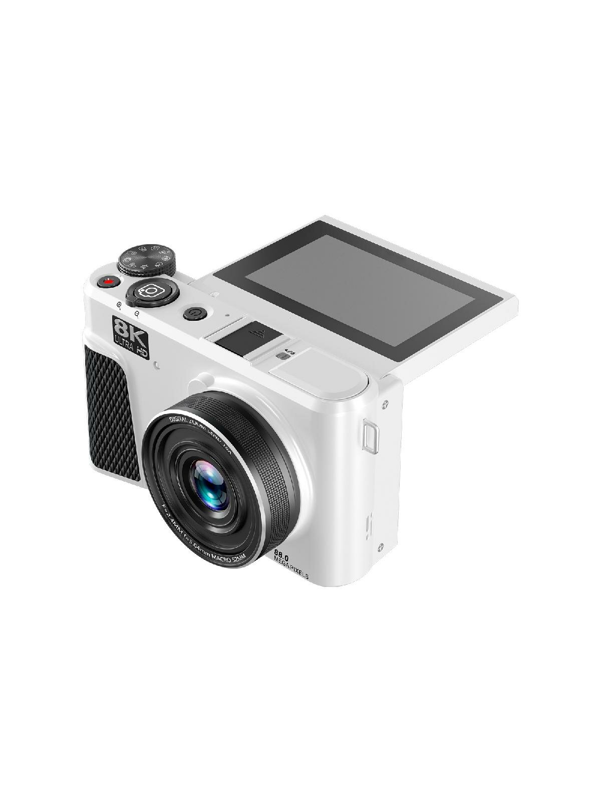 Цифровая камера 8K с 18-кратным зумом, видеокамера, записывающая камера, Wi-Fi