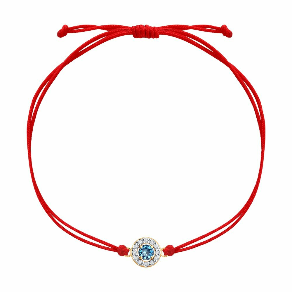 Браслет, красное золото, 585 проба