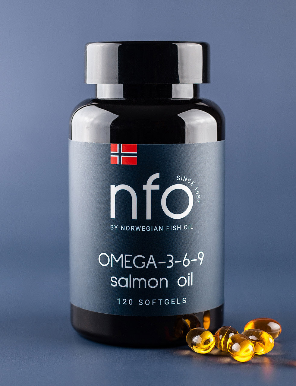 Масло Norwegian Fish Oil лосося с Омега 3-6-9, 120 капcул (Норвегиан Фиш Ойл)