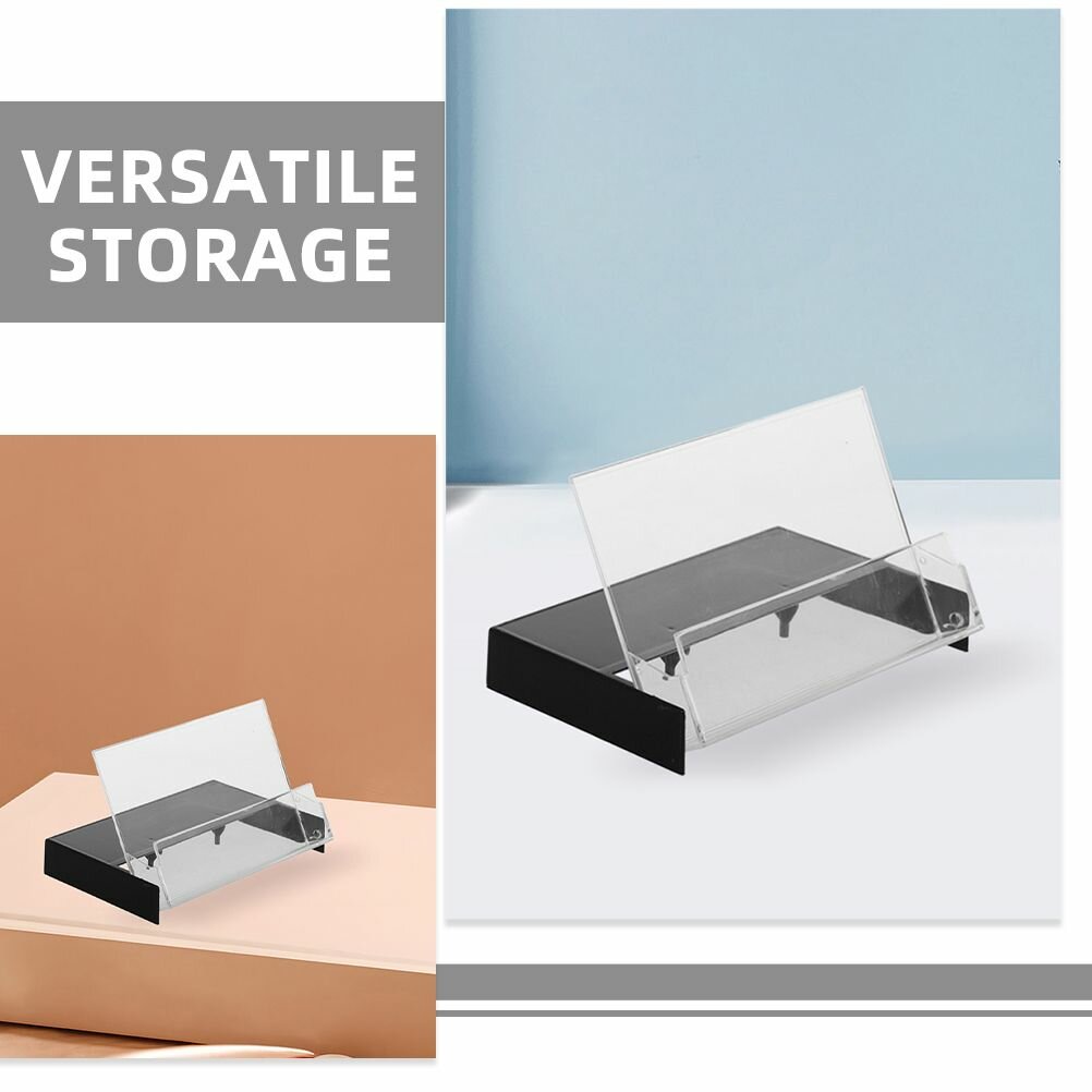 Пластиковые Коробки Для Кассет, Прозрачный Держатель, Компактное Хранение, 6 Шт