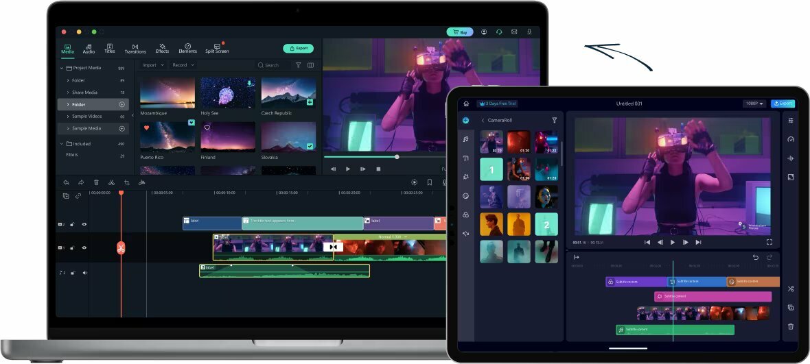 Wondershare Filmora AI Video Editor for Android Perpetual License Ключ