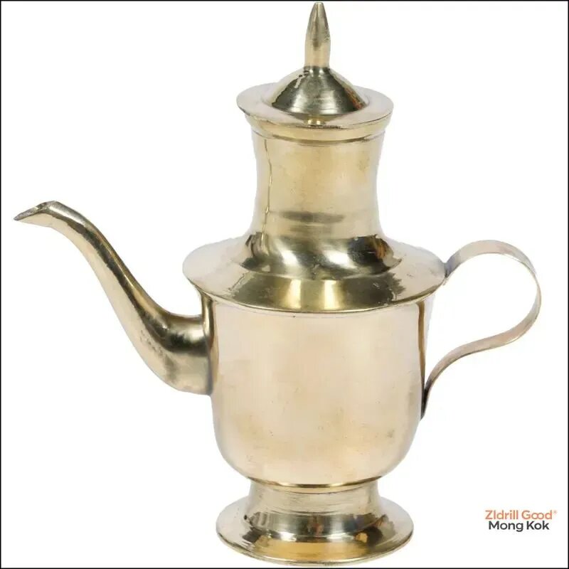 Золотой кувшин из латуни для подношений, декора и подарков - 3179052047