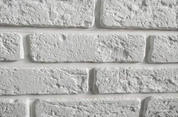 Камень искусственный Monte Alba Эллин Брик белый 1.1 кв. м.