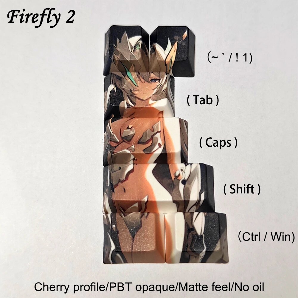Колпачки для клавиш Firefly 2 Honkai: Star Rail FeiXiao