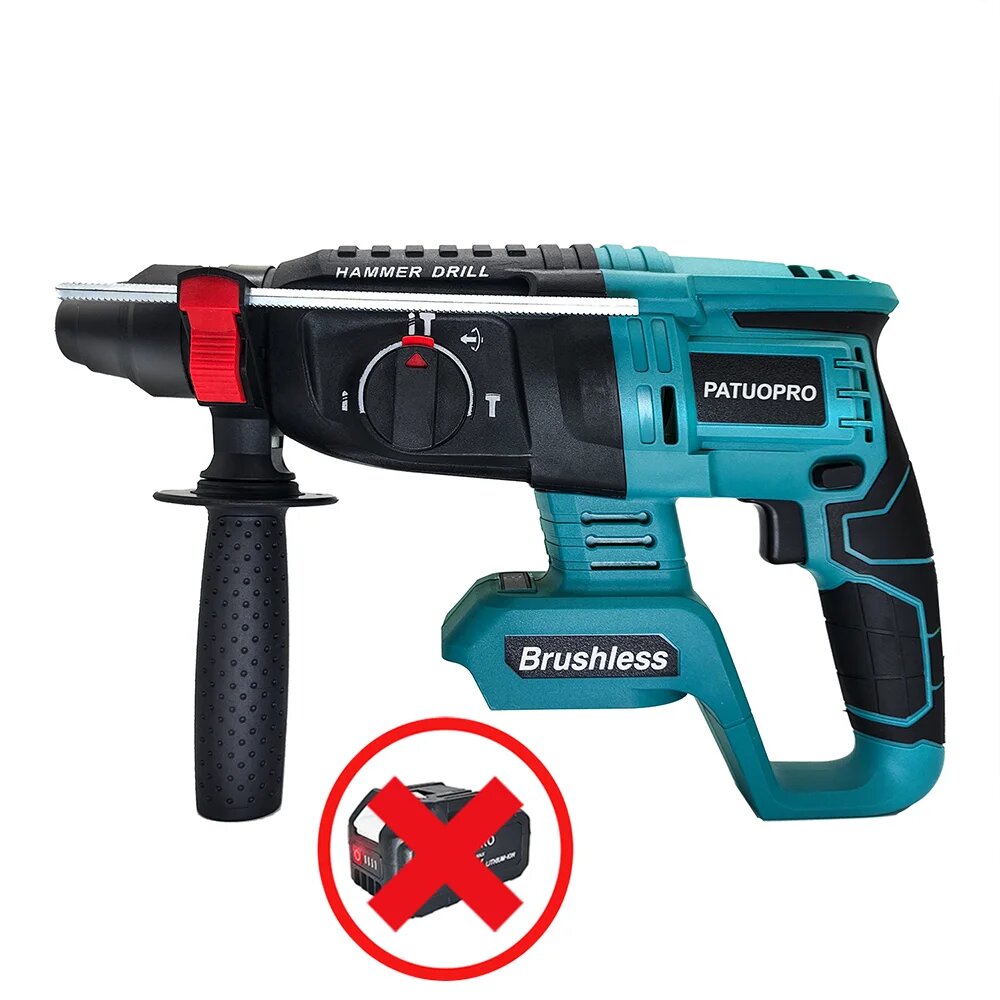 Бесщёточный перфоратор PATUOPRO для аккумулятора Makita 18В No Battery