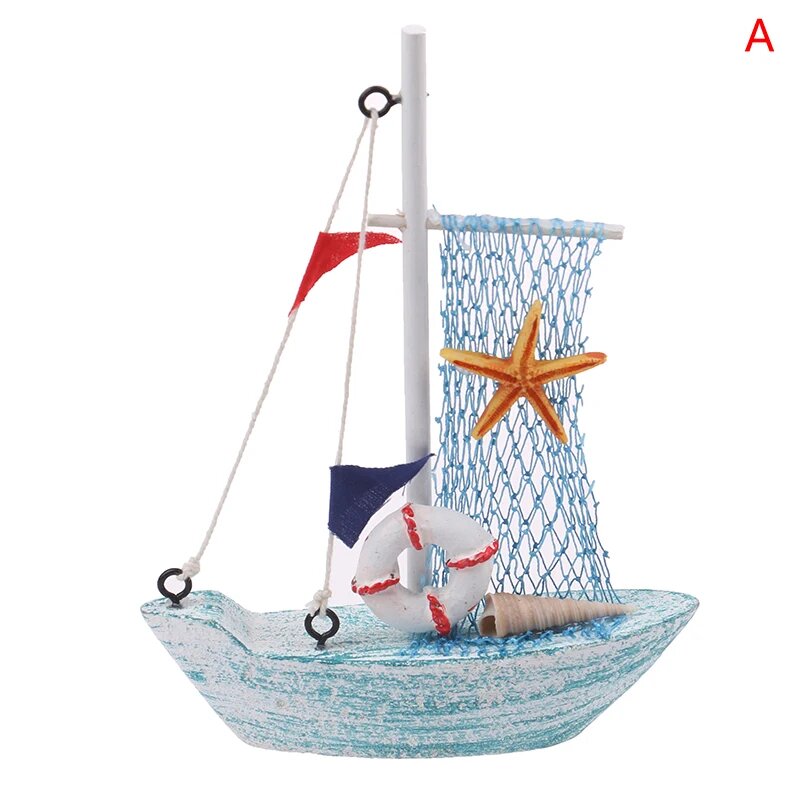 Морской кораблик декоративный, цвет A, 15 см