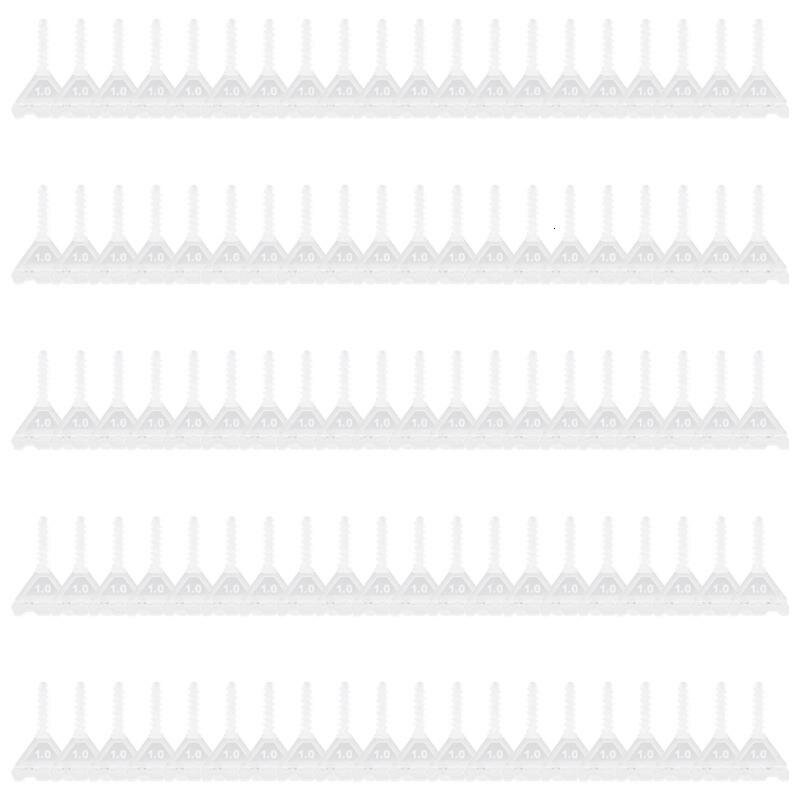 Керамические выравнивающие клипсы для плитки, 100 шт, 1.0 поворотная база