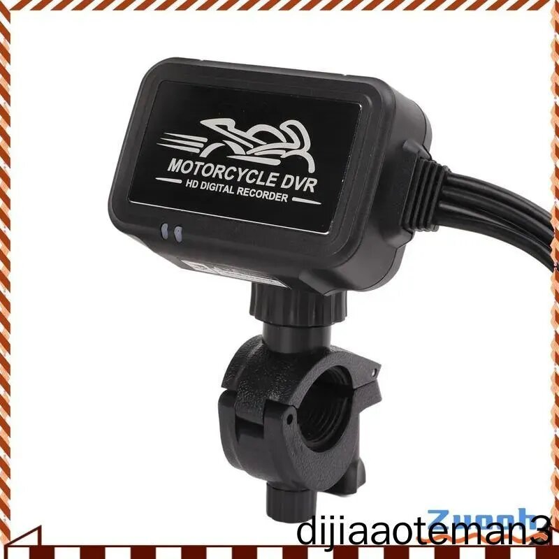 Регистратор вождения мотоцикла Видеорегистратор для мотоцикла, Black