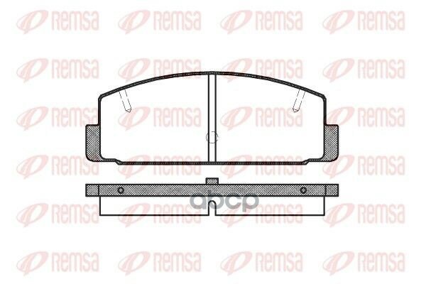 Колодки торм. зад. MAZDA 626 4/98-> Remsa арт. 0179.20