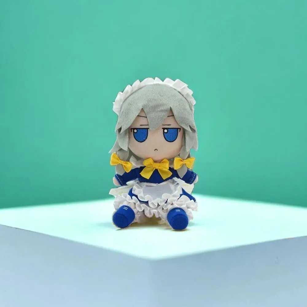 Аниме Мягкие Игрушки TouHou Project Fumo Izayoi Sakuya / Сакуя Изаёи Игрушка Антистресс 20 CM