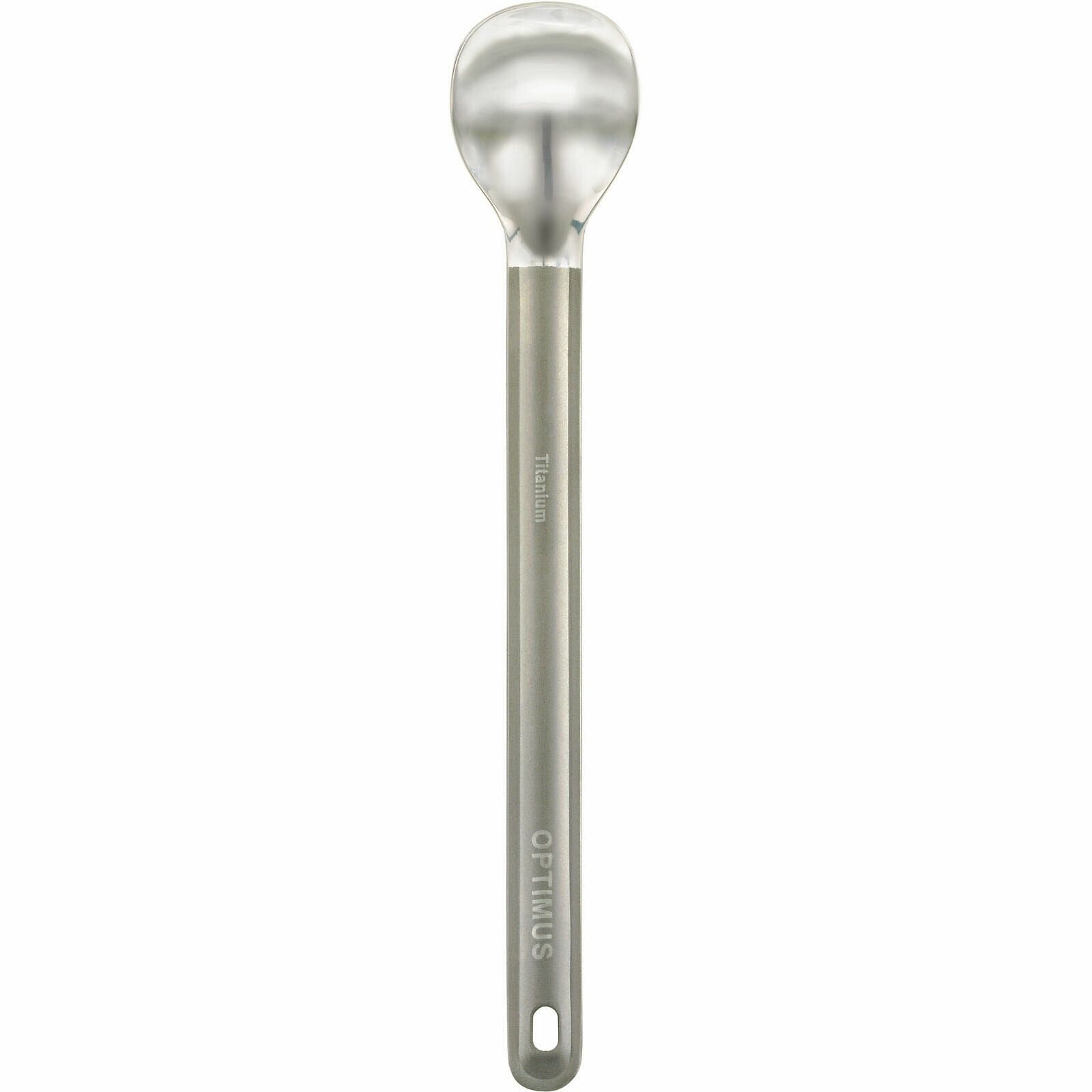 Ложка Decathlon Optimus Titanium Long, сталь, серебристая, 2000 г