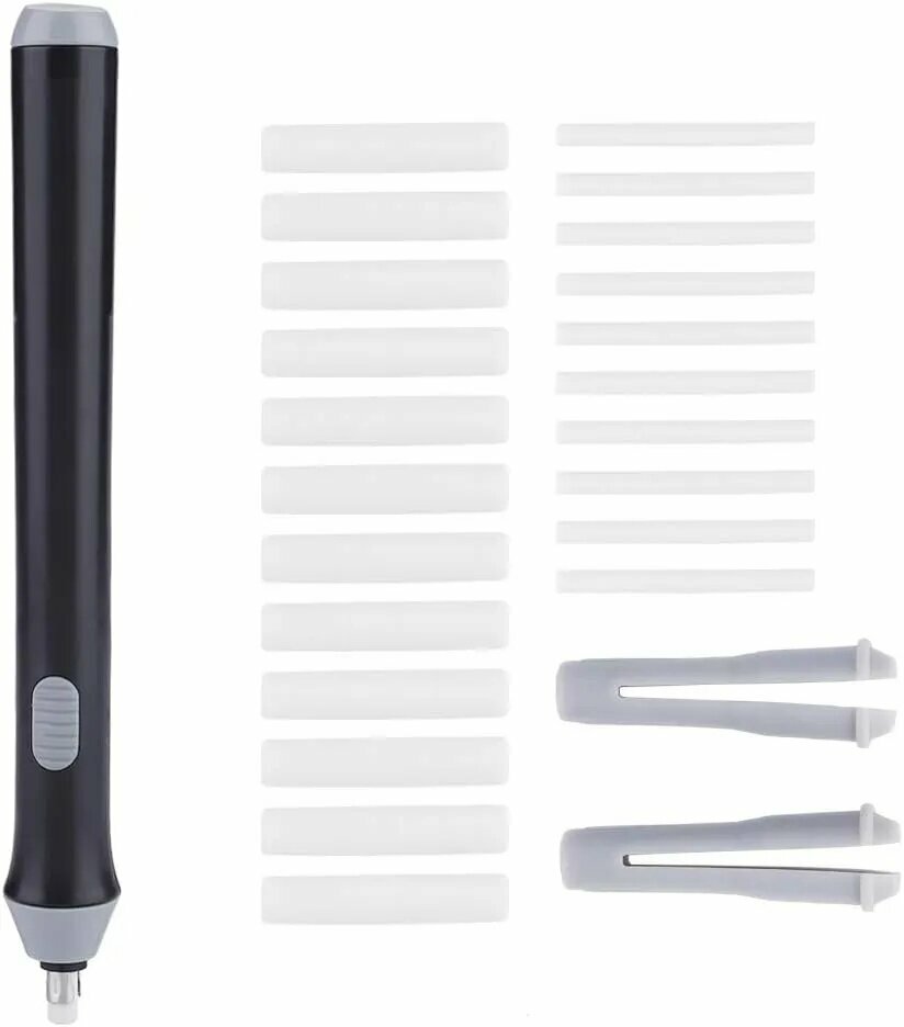 Электрические ластики, 22 сменных стержня, автоматический ластик для карандашей с батарейным питанием, студентов-художников, учителей, рисования, живописи, скетчинга