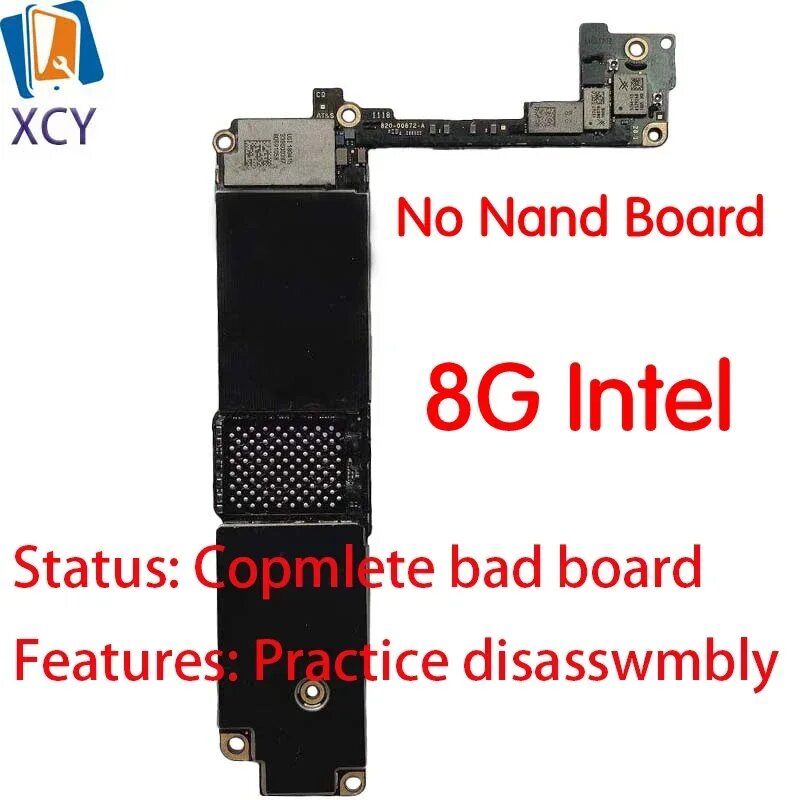 Материнская плата No Nand Bad для iPhone 8 Plus 8 7 6SP 6S 6G 7P Детали для разборки 8G Intel