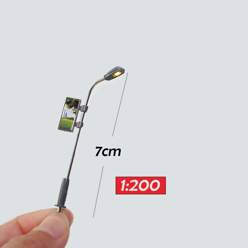 Модель уличного фонаря 1:200, 5 шт.