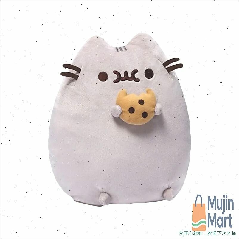 Подарки - мягкие игрушки Pusheen для детей, в форме плюшевых кошек-печенье с пушистыми маленькими животными, 15 см