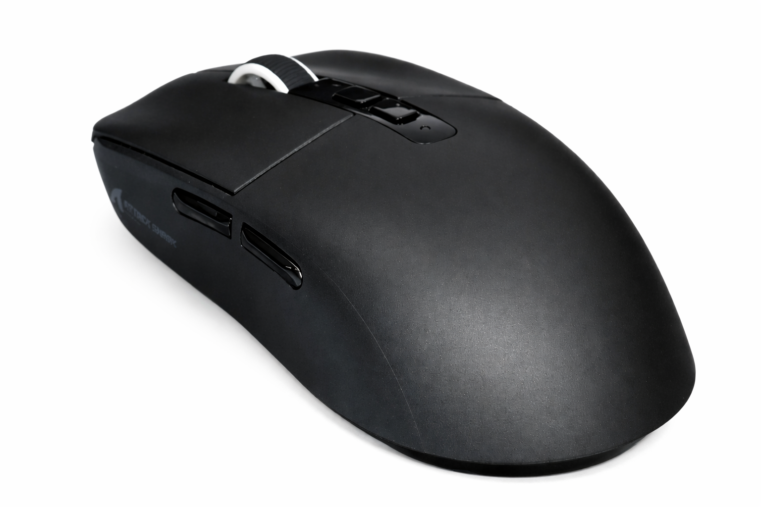 Игровая мышь Attack Shark X6 PAW3395, беспроводная, подсветка, зарядная база, чёрная