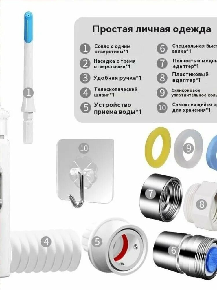 Ирригатор для ухода за полостью рта и очистки межзубных промежутков — фото 1