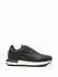Кроссовки Logo-plaque leather sneakers