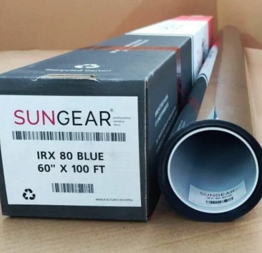 Атермальная тонировка SunGear IRX BLUE 80% светло-голубой