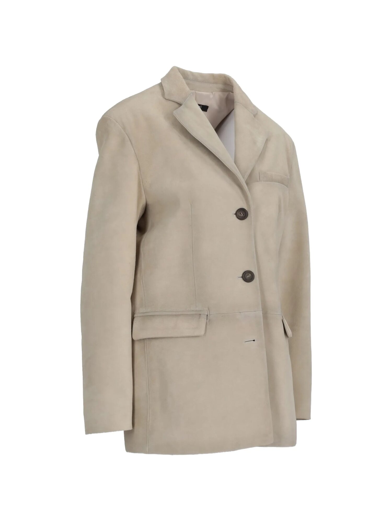 Куртка LA ROSE Button suede jacket, размер 38 — фото 1