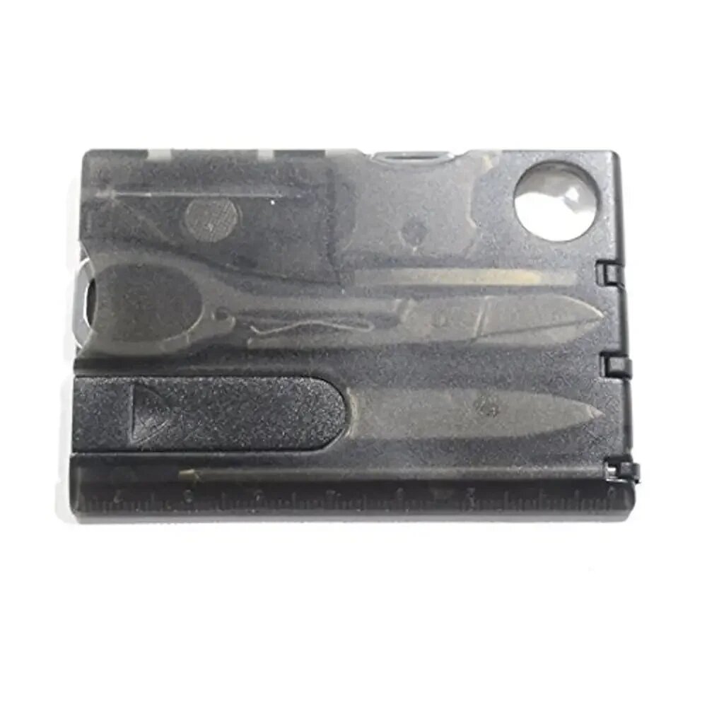 Многофункциональный карманный фонарь 12 в 1, инструменты для выживания на открытом воздухе, для кемпинга, деловой карточный нож, лупа, красный фонарь