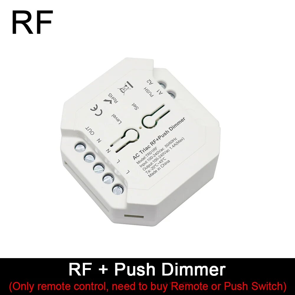 Cooleeon TRI01 WiFi Zigbee RF Диммер 220В/110В — фото 1