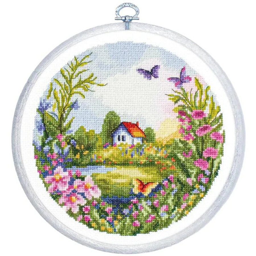 C16CT Набор для вышивания иглой Craft Craft Counting Cross Stitch Kit DIY-(105*105)