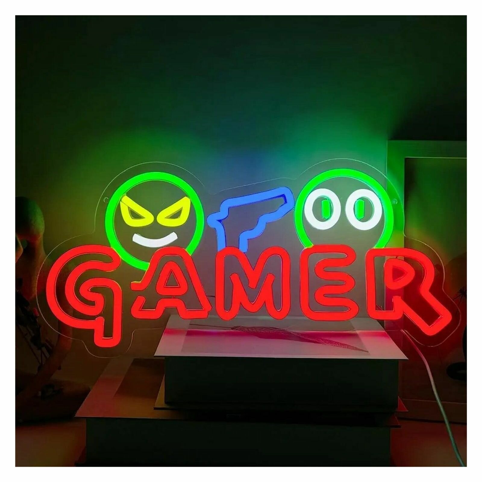 Gamer Декор Неоновой Вывески USB 42,5смх19,5см