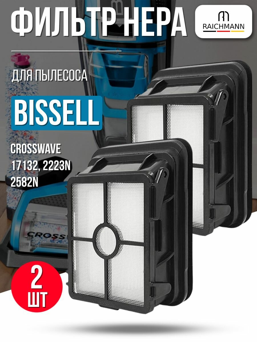HEPA фильтры для пылесоса Bissell Crosswave 17132, 2223N, 2582N (1868F)