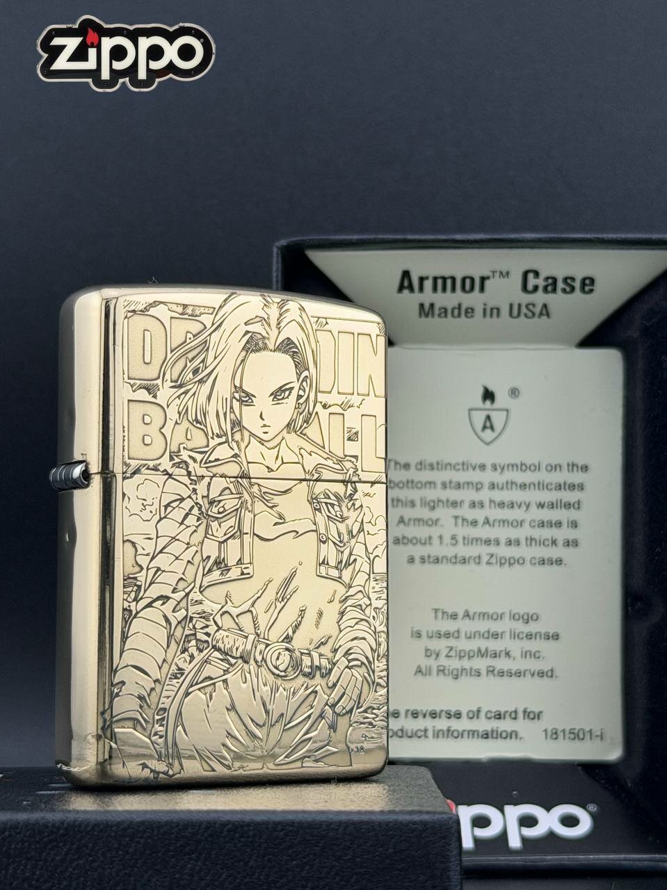 Зажигалка Zippo Armor “Super Saiyan Energy”