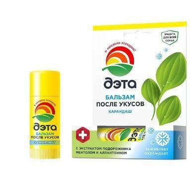 Дэта Бальзам карандаш после укусов насекомых, 10 мл